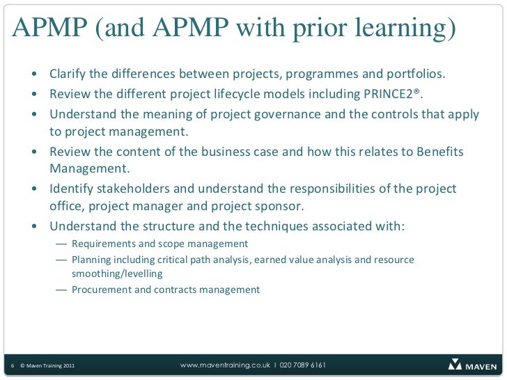 Quick Guide to APM Qualifications