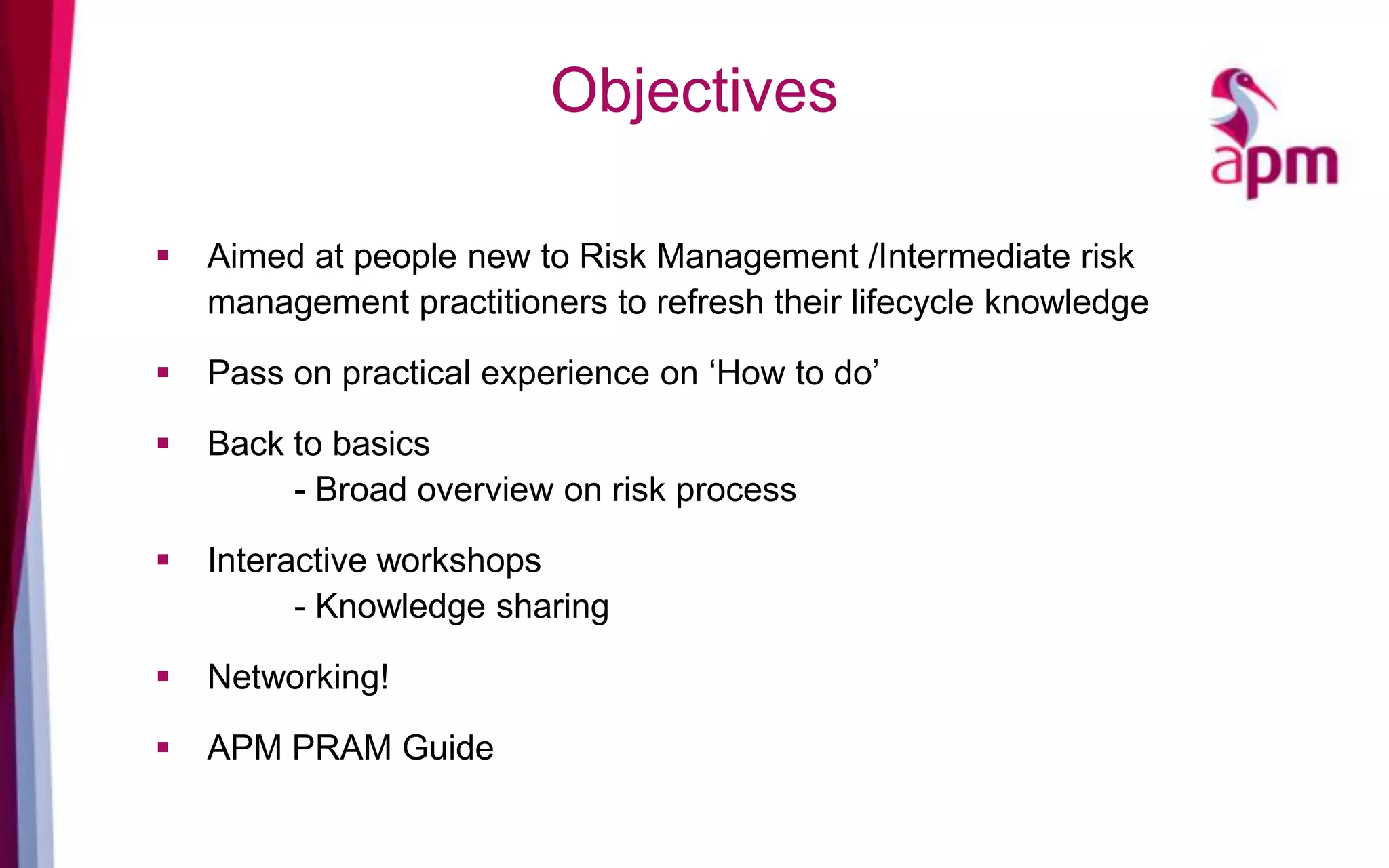 APM Four seasons of risk - Scotland overview | PPTX | Business ...