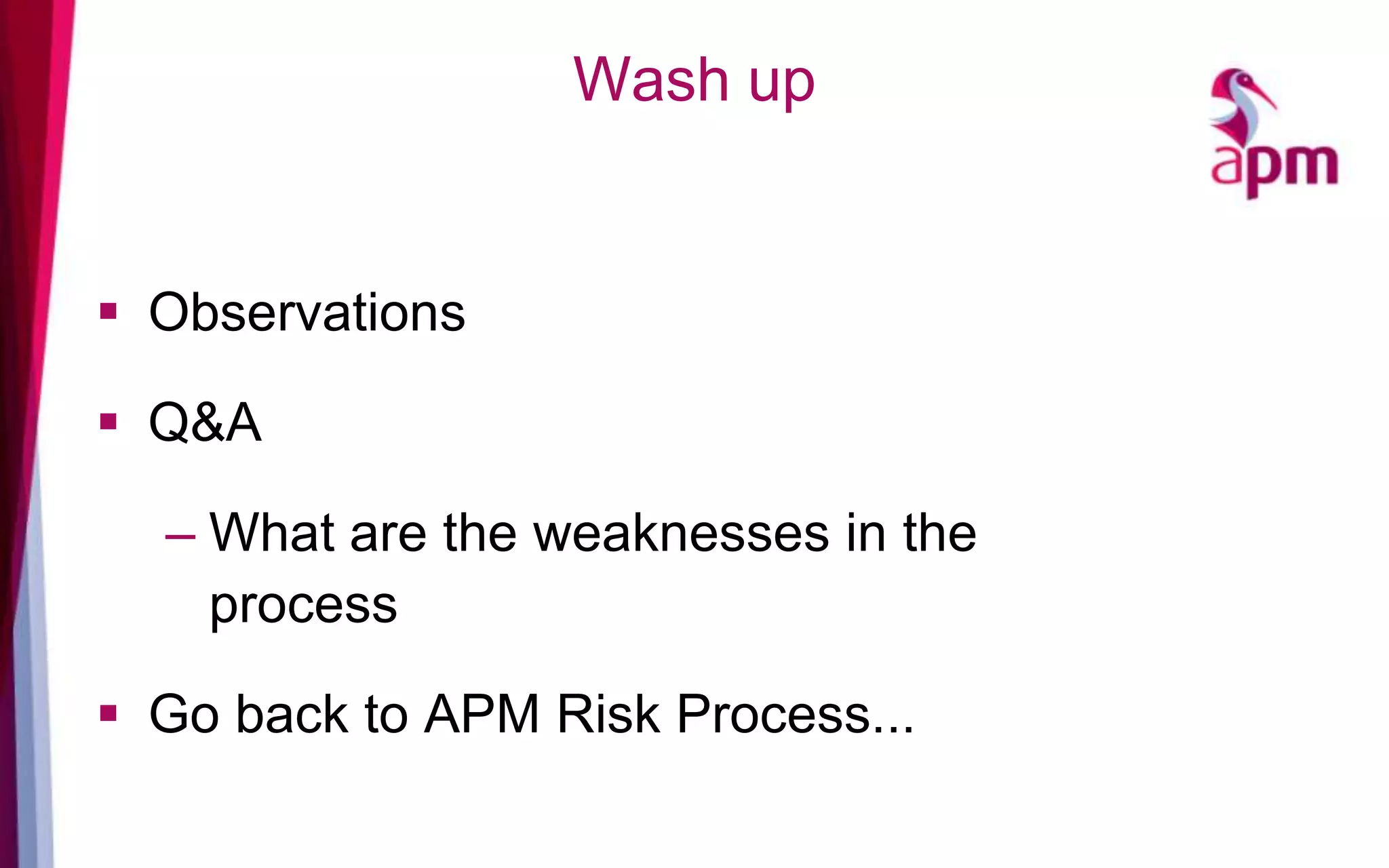 APM Four seasons of risk - Scotland | PPTX