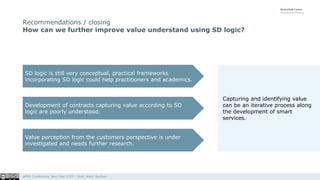 Apms 2020 using sdl to value smart services | PPT