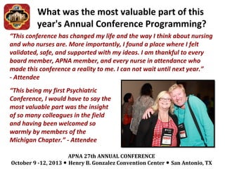 APNA 27th Annual Conference: Networking | PPT
