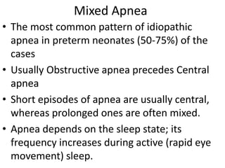 Apnea | PPTX | Lung and Respiratory Health | Diseases and Conditions