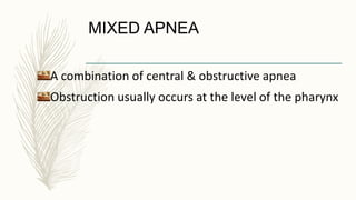 APNEA IN NEONATES DURING THEIR EARLY DAYS OF LIFE | PPTX