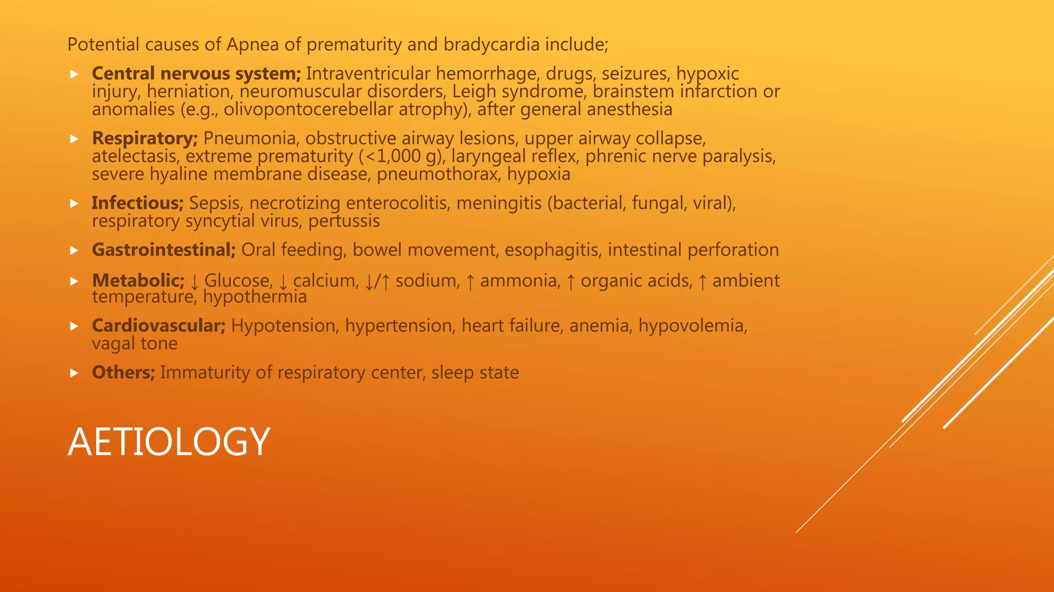 Apnea of prematurity | PPTX