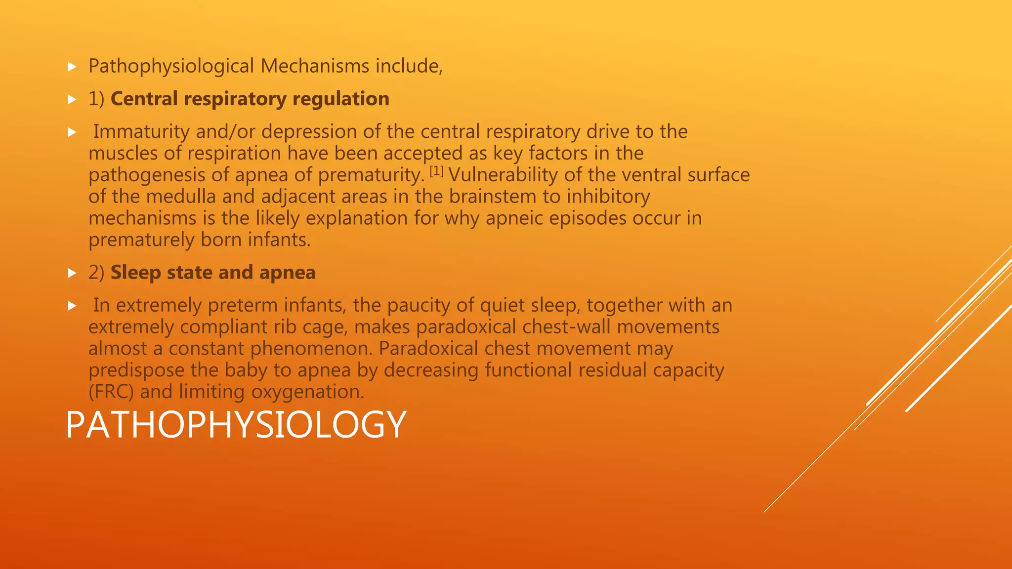 Apnea of prematurity | PPTX