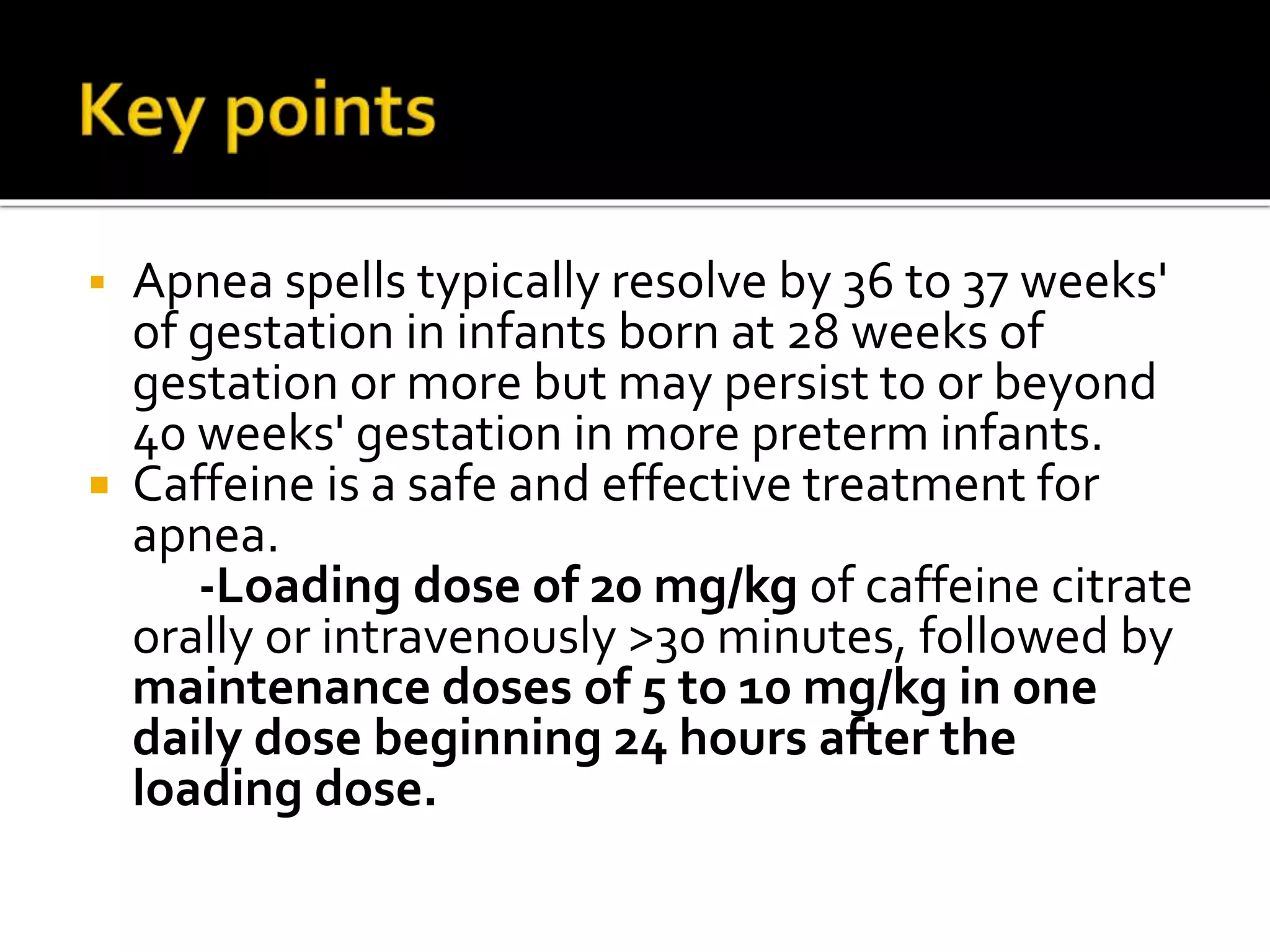 Apnea of prematurity | PPTX