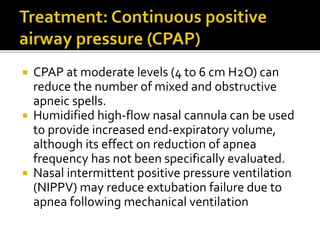 Apnea of prematurity | PPTX
