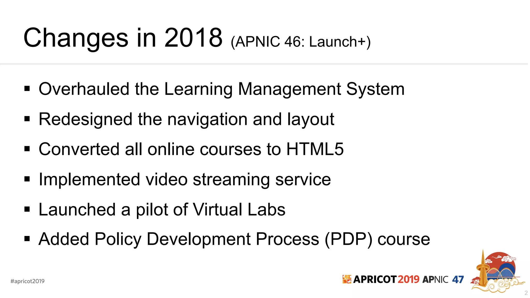 APNIC Academy Development Update | PPT