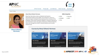 APNIC Academy Development Update | PPT