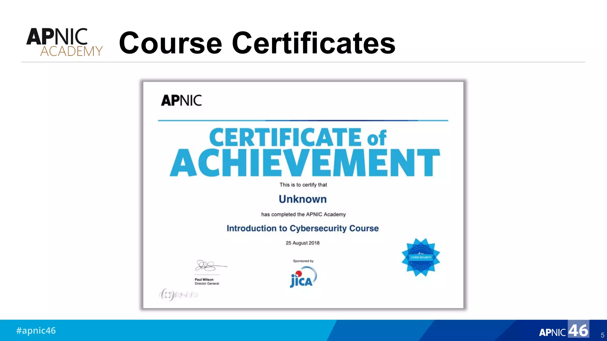 APNIC Academy Update | PDF