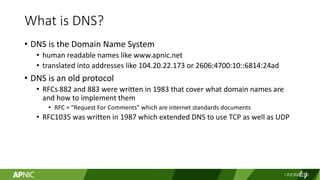 23rd PITA AGM and Conference: DNS Security - A holistic view | PPT