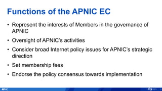 APNIC EC Report | PPT