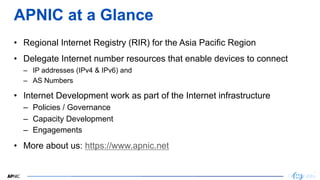 APEC TEL 63: Building cyber resilience - Internet of communities | PPT