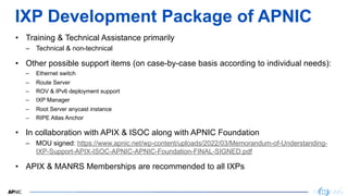 AFSIG 2023: APNIC - Registry & Development | PPT