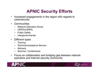 APNIC Update, APEC TEL 54 | PPT