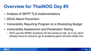 ThaiNOG 5: Security Tutorial | PDF