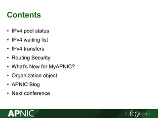 APNIC Update: btNOG 3 | PPT