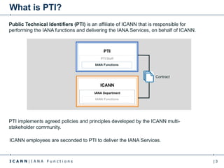 IANA Numbers Function Update | PPT