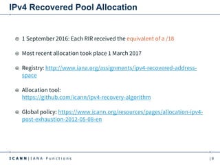 IANA Numbers Function Update | PPT