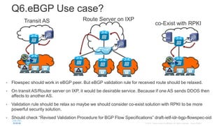 BGP Flowspec (RFC5575) Case study and Discussion | PPTX