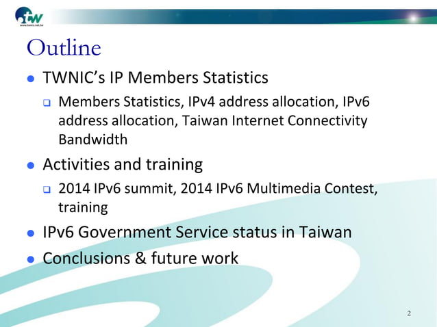 Apnic 39 twnic update 1425310596 | PPT