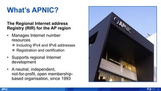 TWIGF 2020: Introducing APNIC | PPTX