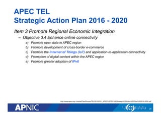 APEC TEL 56: IPv6 Deployment Update | PPT