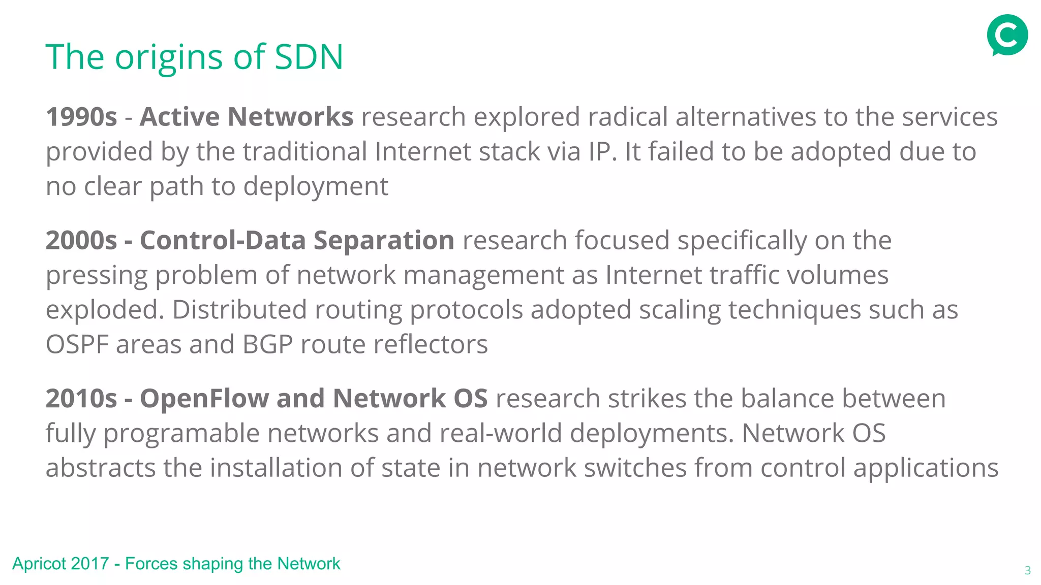 Is SDN ready for primetime? | PPT