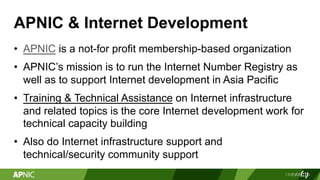 APAN 52: APNIC Report | PPT