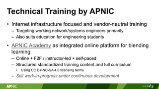 APAN 52: APNIC Report | PPT