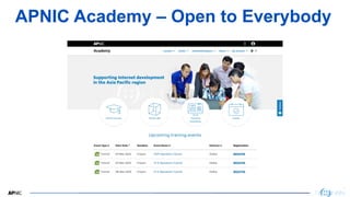 APAN 56: APNIC Report | PPT