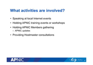 APNIC Services by Anna Mulingbayan | PDF | Internet | Computing