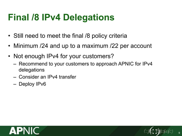 APNIC Update - Member Briefing | PDF | Computer Networking | Computing