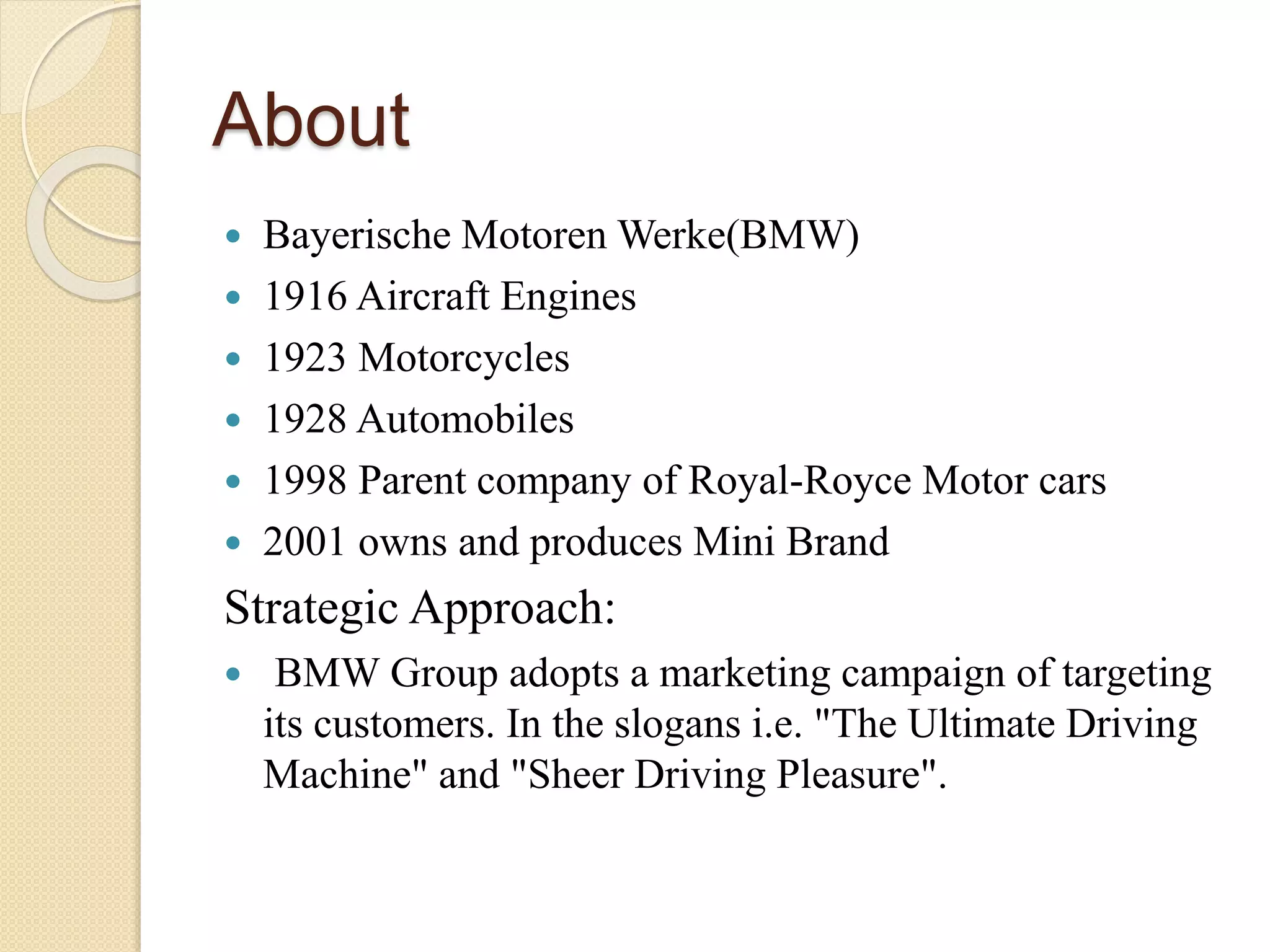 BMW presentation | PPTX