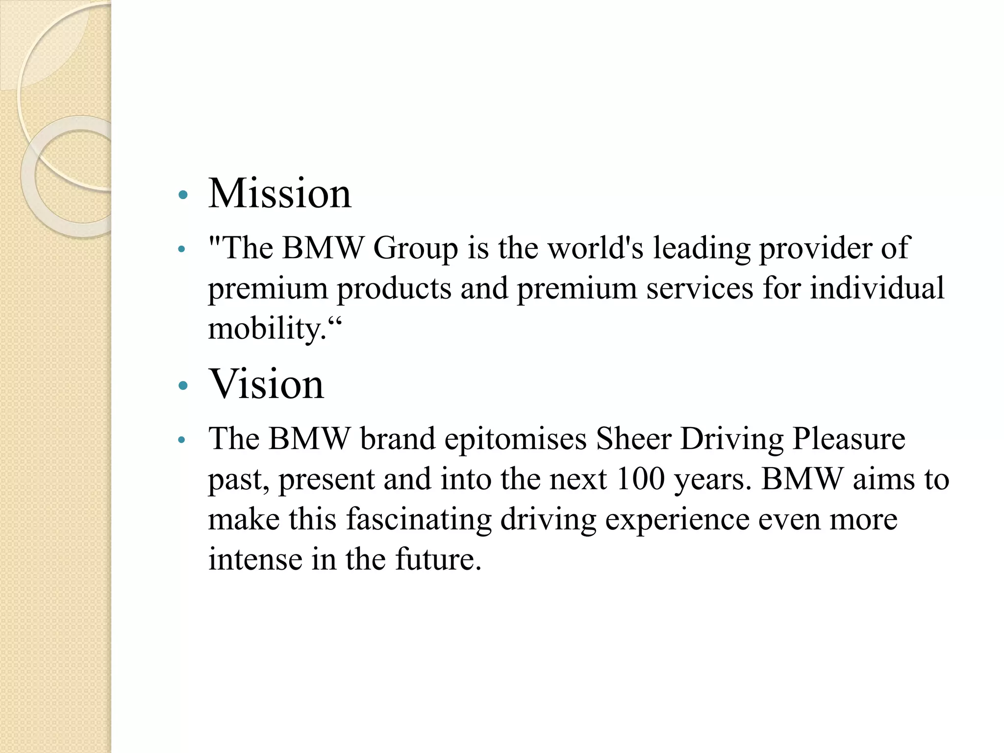 BMW presentation | PPTX