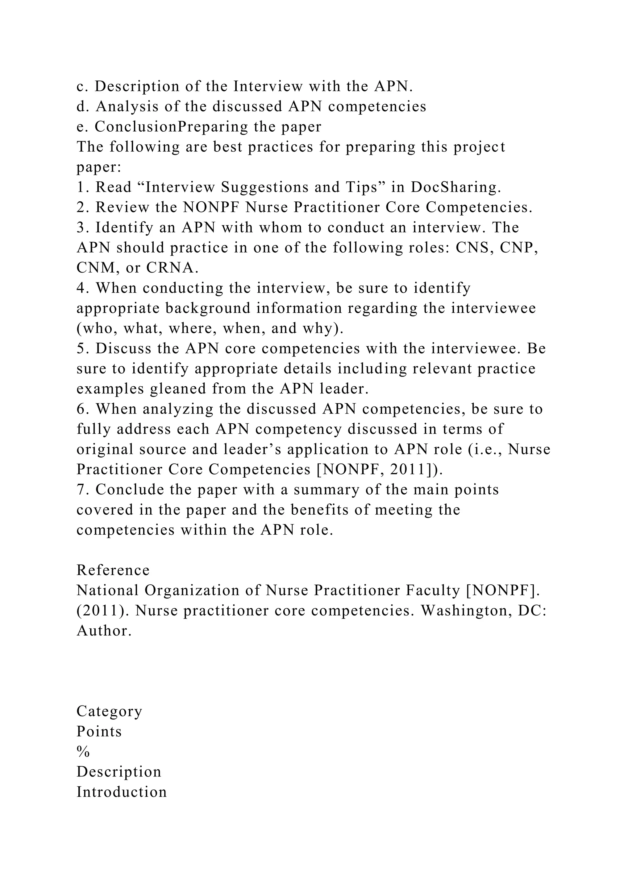 APN Leader Interview ProjectGuidelines with Scoring RubricPurp.docx