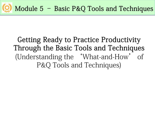 Productivity Tools & Techniques | PDF