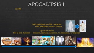 APOCALIPSIS 1 LA REVELACION DEL MESIAS DE ISRAEL | PPTX