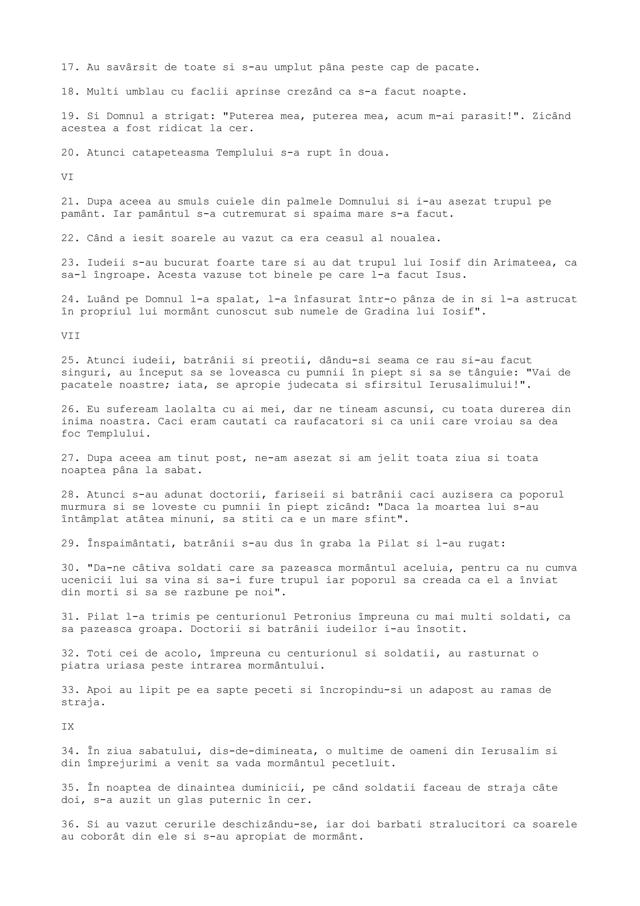 Apocrifa evanghelia lui petru | TXT