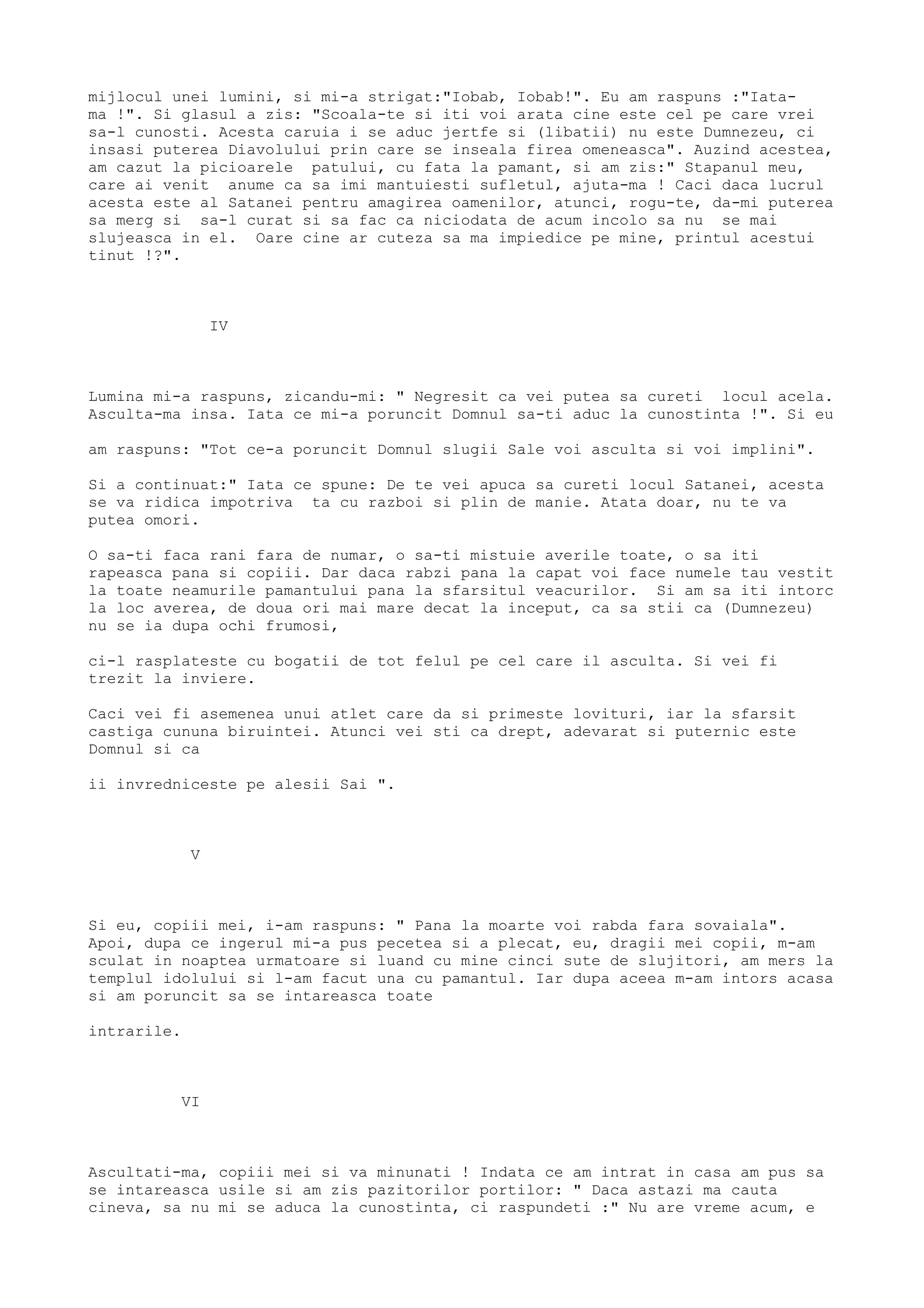 Apocrifa testamentul lui iov | PDF