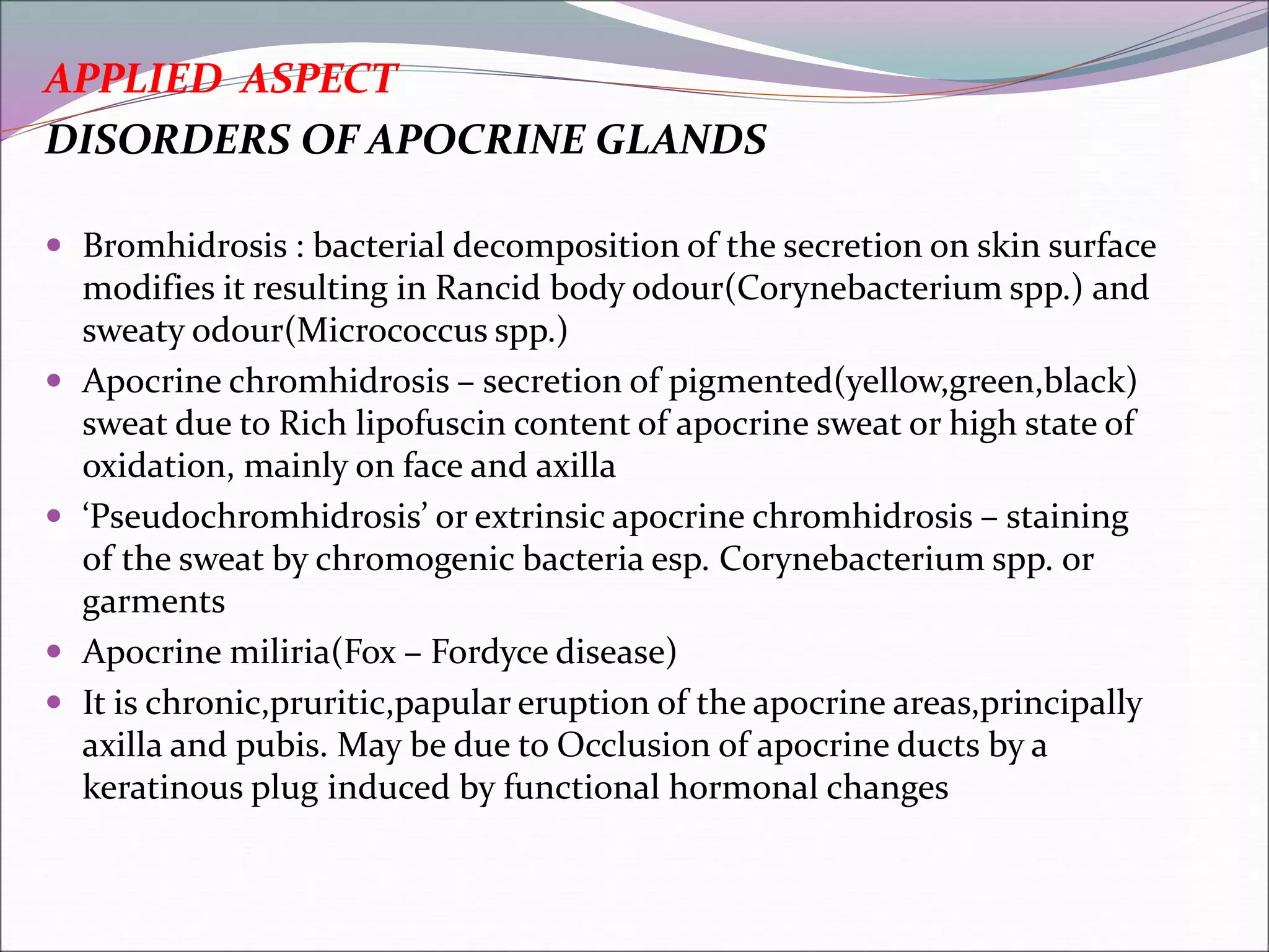 Apocrine and eccrine glands | PPT