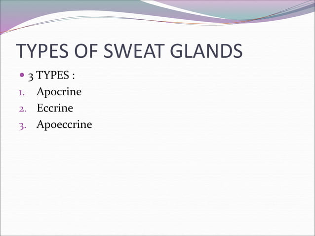 Apocrine and eccrine glands | PPT | Skin and Dermatology | Diseases and ...