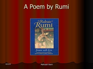 A Poem By Rumi | PPT