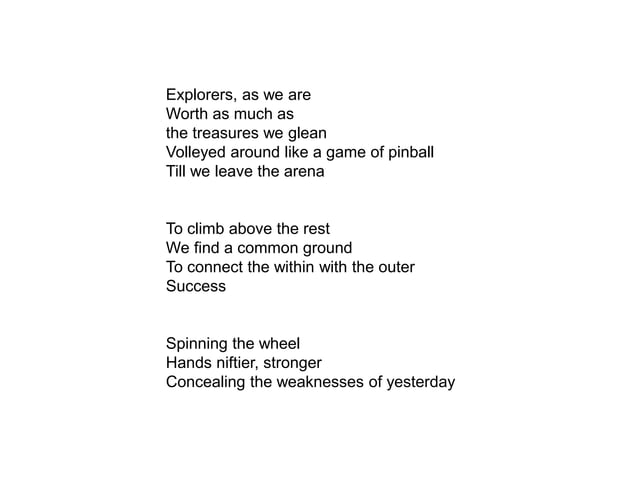 A Poem on The Web | PPTX | Social Networking | Internet