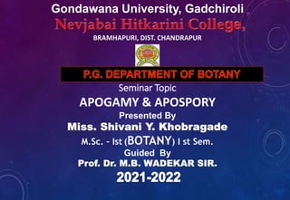 APOGAMY & APOSPORY.pptx