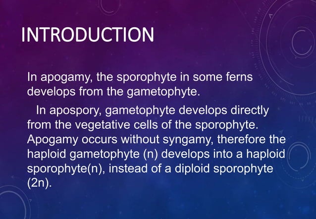 APOGAMY & APOSPORY.pptx | Infertility | Reproductive Health