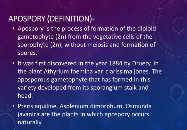 APOGAMY & APOSPORY.pptx | Infertility | Reproductive Health