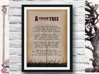 A poison tree | PPTX
