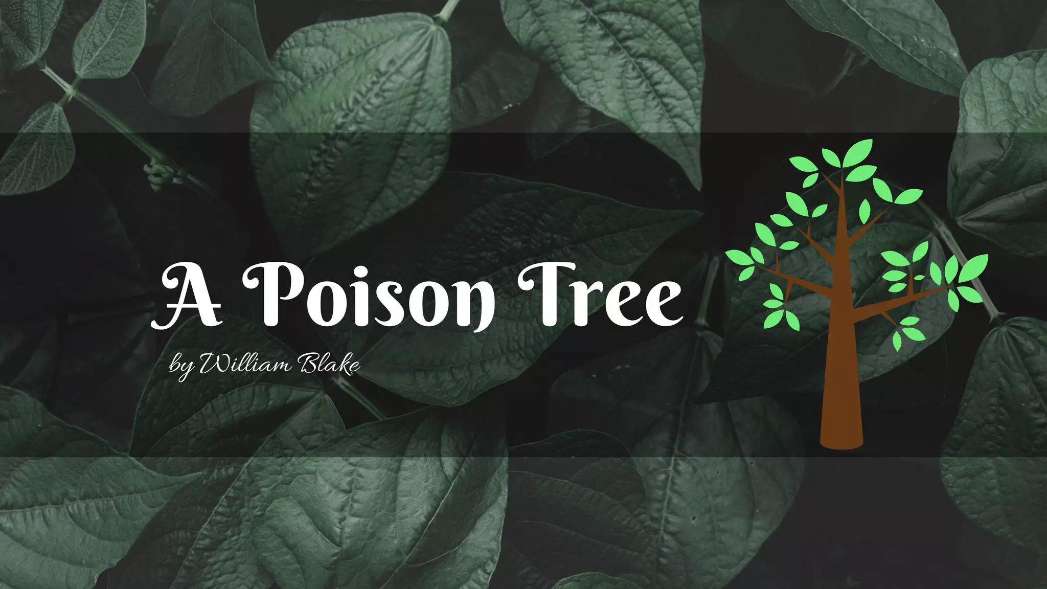 A Poison tree | PPT