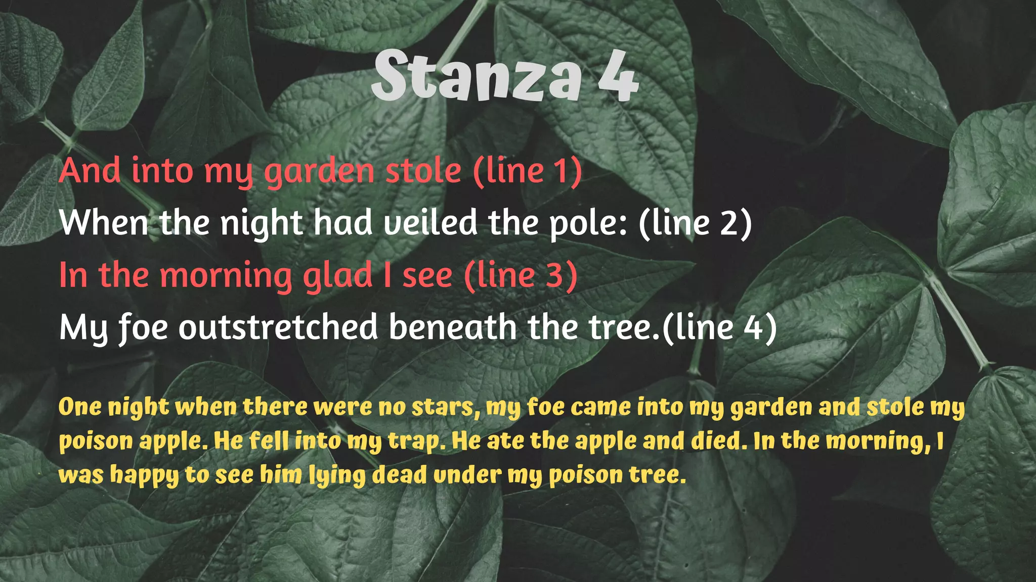 A Poison tree | PDF